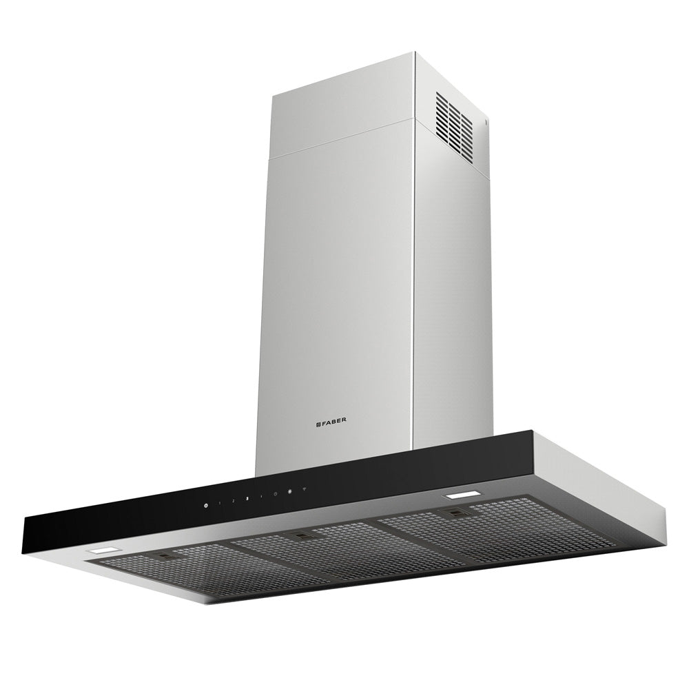 Stilo Glass 30" Wall Range Hood, Stainless Steel | Faber